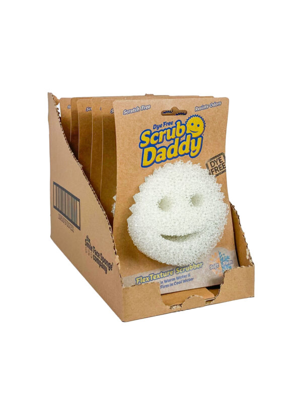 Scrub Daddy – FlexTexture Scrubber DYE FREE 6CT